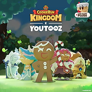 Youtooz Pure Vanilla Cookie Vinyl Figure, 4.5" Adorable Official Pure Vanilla Cookie Figurine from Mobile Game Cookie Run: Kingdom - Youtooz Cookie Run Kingdom Collection
