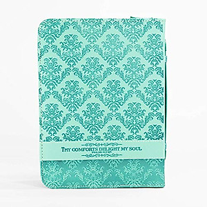 "Divinity Boutique Bible Business Report Cover (25713) | Fits Bibles up to 10" X 7" X 1.50", Teal Green, x-Large