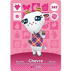 Chevre - Nintendo Animal Crossing Happy Home Designer Amiibo Card - 242