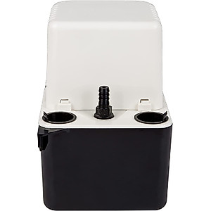 Little Giant VCMA-15ULS 115 Volt, 65 GPH, 1/50 HP Automatic Condensate Removal Pump with Safety Switch, White/Black, 554405