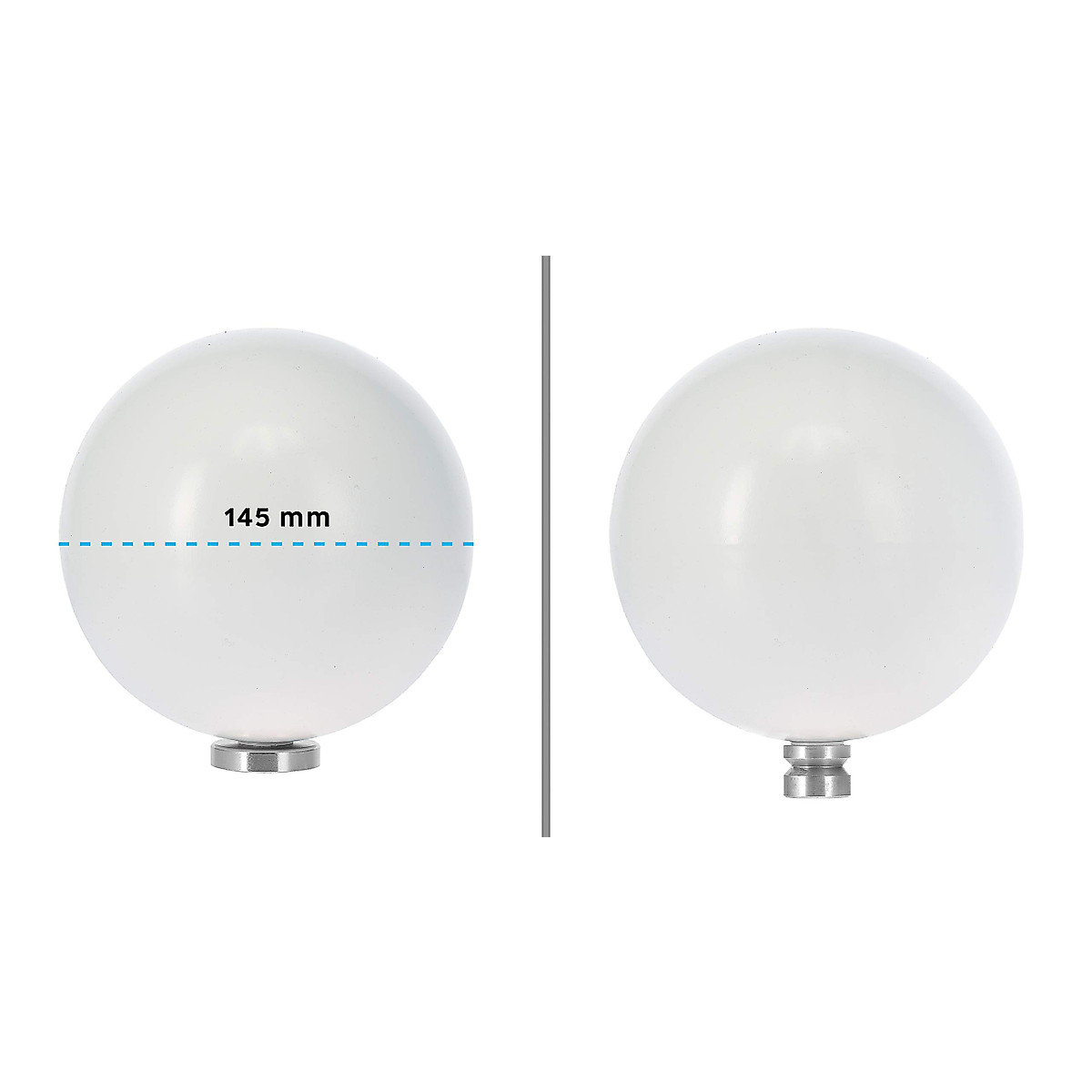 AdirPro 6 Scanning Spheres 145mm Diameter with Magnetic Base - Great for Surveying - Carry Case Included