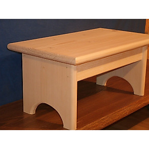 wooden step stool Handmade wood step stool 7 1/2" childrens step stool, rustic wooden step stool