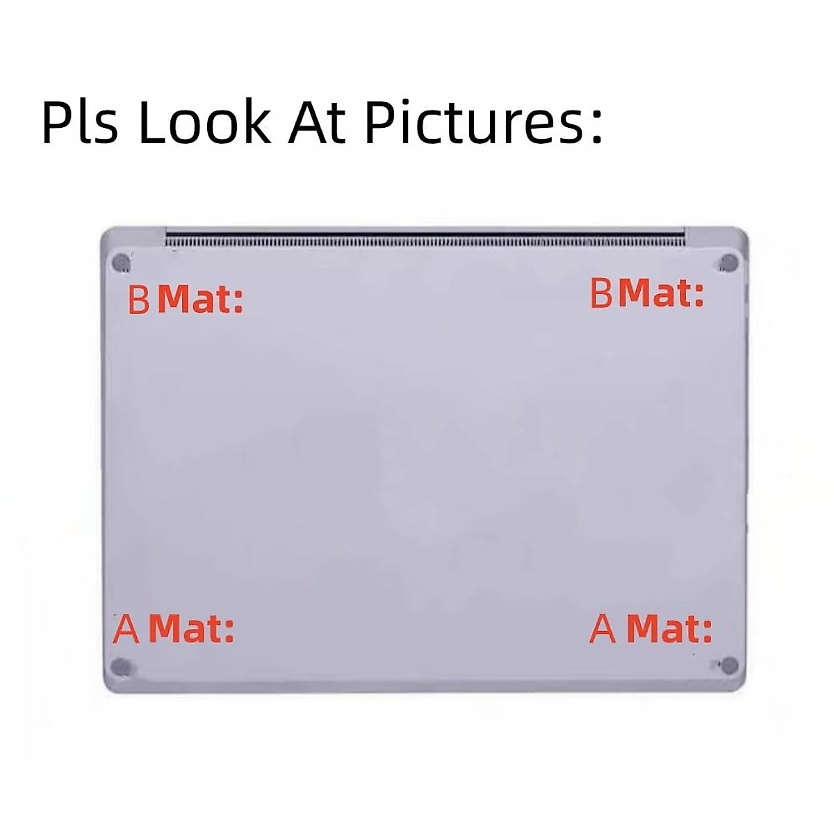 Laptop Bottom Case Rubber Feet Replacement for Microsoft Surface Laptop 3 4 5 Anti Slip Laptop Foot Pads Rose Gold