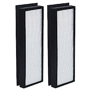 Nispira True HEPA Filter Carbon Pre Filter Compatible with Breathe T500 Tower Air Purifier. Compared to Part TF60 TF60-Pure, 2 Packs