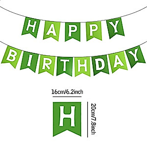 Green Birthday Banner For Birthday Banner Party Supplies Decoration