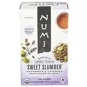 NUMI Organic Sweet Slumber Herbal Tea, 16 CT