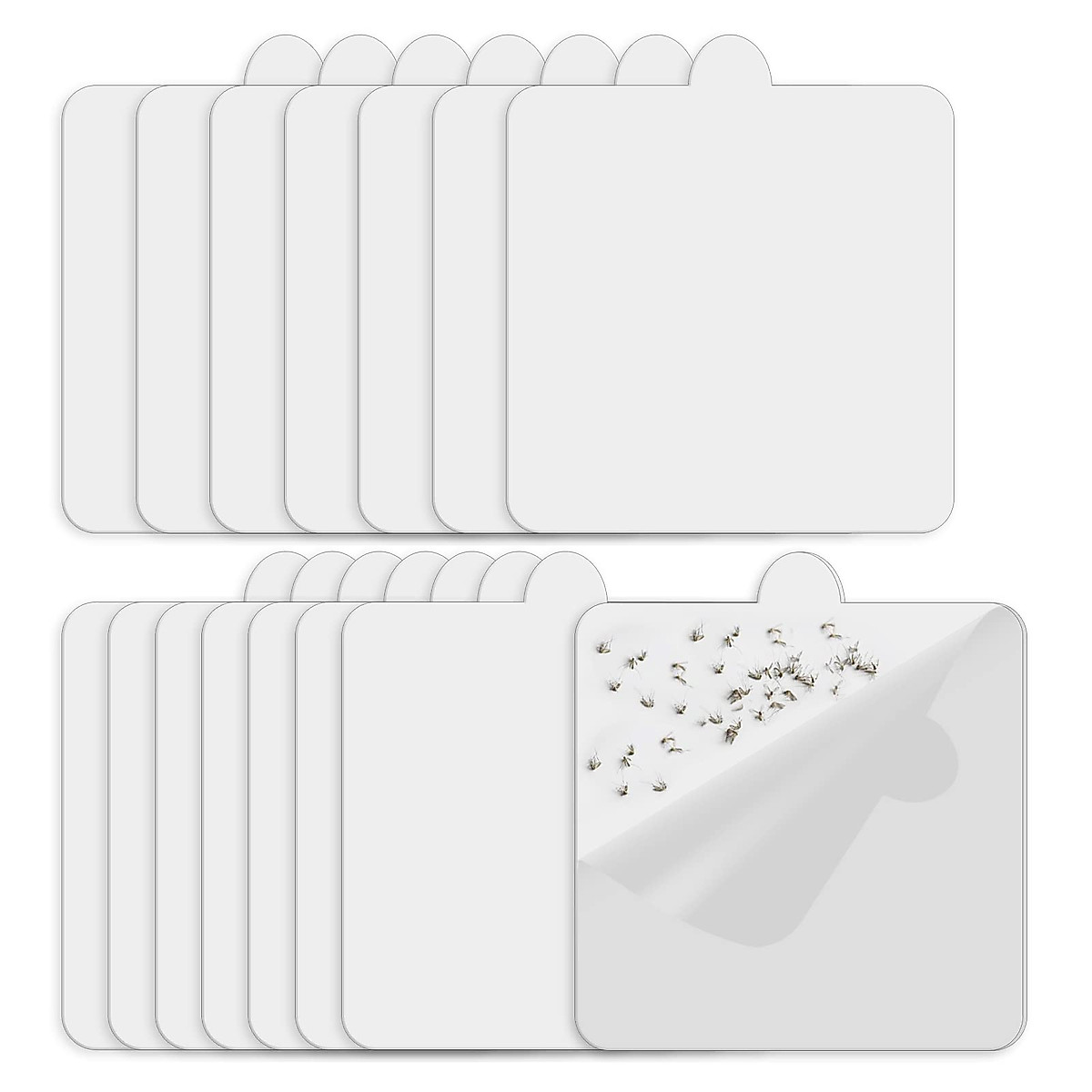 15 PCS 6" Flea Trap Refills Compatible with Terro T230 T231 Indoor Electric Flea Light Flea Trap and Flea Killer, Flea Trap Refill Discs Replacement Glue Boards