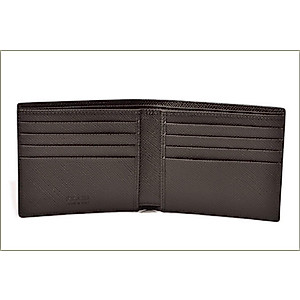 Prada Portaf. Orizzontale Saffiano Cuir Leather Nero Black Wallet 2MO513