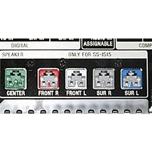 Digital Restock - 6 Home Theater Speaker Cables for Sony Samsung Etc / 4.2mm Connectors/Includes Tool-Free Wire Crimp Splices