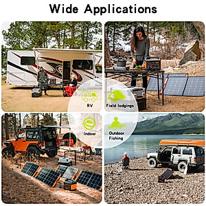 3-in-1 (XT60, DC7909, Anderson) Adapter Extension Cable, 10FT 12AWG Compatible with Anderson DC 8mm Adapter XT60 Connector for Outdoor Portable Solar Panel & Portable Power Station (12AWG 10FT)