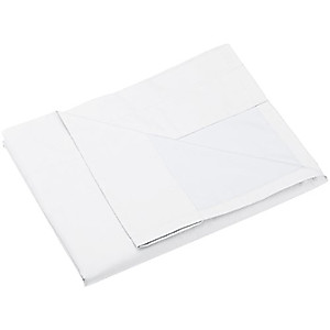 Amazon Basics Blackout Curtain Set - 52''x 63'', White, 4-Pack