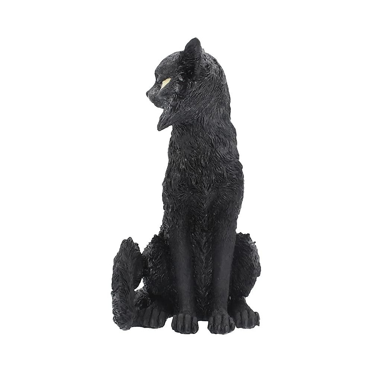Nemesis Now Salem Witch Familiar Black Cat Figurine 32.5cm, Resin, Black, Witch's Familiar Figurine, Black Cat Ornament, Witchcraft Decor, Cast in The Finest Resin, Expertly Hand-Painted