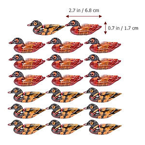 Hemoton 20Pcs Ceramic Chopsticks Rest Rack Mandarin Duck Spoon Rest Stand Fork Holder Flatware Support Cutlery Stand for Fork Spoon Choposticks