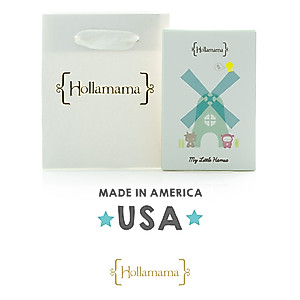 Hollamamma Cow Hamsa Hand 24 Karat Gold Pendant Necklace for Women (24")