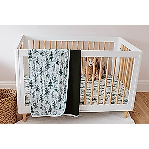 Pobi Baby Premium Baby Blanket, Soft Stretchy Quilt for Babies, Toddlers, Kids (Magical Woods)