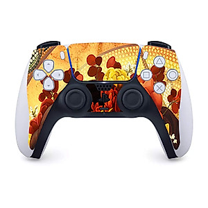 ITS A Skin Skins Compatible with Sony Playstation 5 Console Disc Edition - Protective Decal Overlay Stickers wrap Cover - Skull Girl Dia de Los Muertos Paint