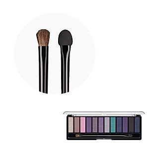 Rimmel London Magnif'Eyes Eyeshadow Palette, 12 Shades, Blendable Formula, Versatile, 008, Electric Violet, 0.5oz