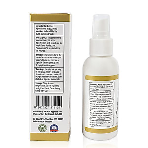 Superox Animal Eye Wash & Tear Stain Remover | Fast Relief from Irritations & Allergies Symptoms | Safe for All Animals | 100 ml (3.38 oz)