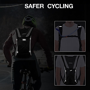 Hydration Backpack with 2L Hydration Bladder Water Backpack for Hiking Hydration Pack for Running Cycling Hiking Festival Gear.