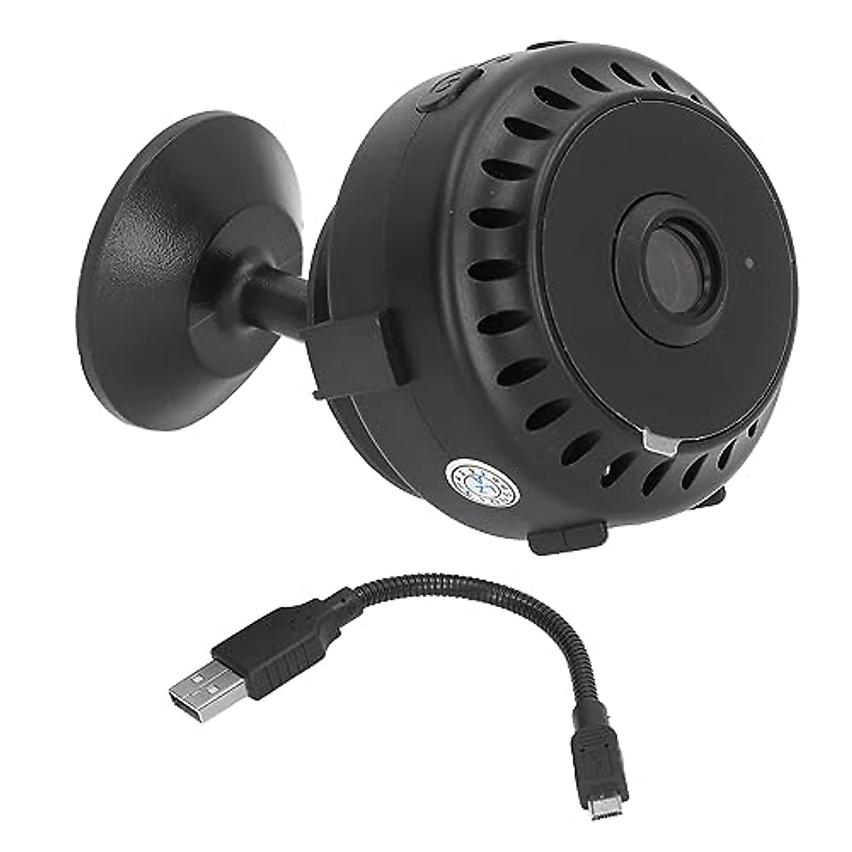 Eujgoov Mini WiFi Camera with Infrared Night Rechargeable Battery and HD Monitoring for Home Security