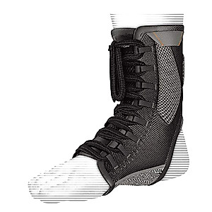 Shock Doctor 849 Ultra Gel Lace Up Ankle Support, Small, Black