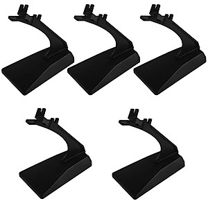 XINMEIWEN 5Pack Plastic Model Plane Display Stand Universal Aircraft Model Plane Stand Without Airplane Model for Building Blocks Planes (Black)