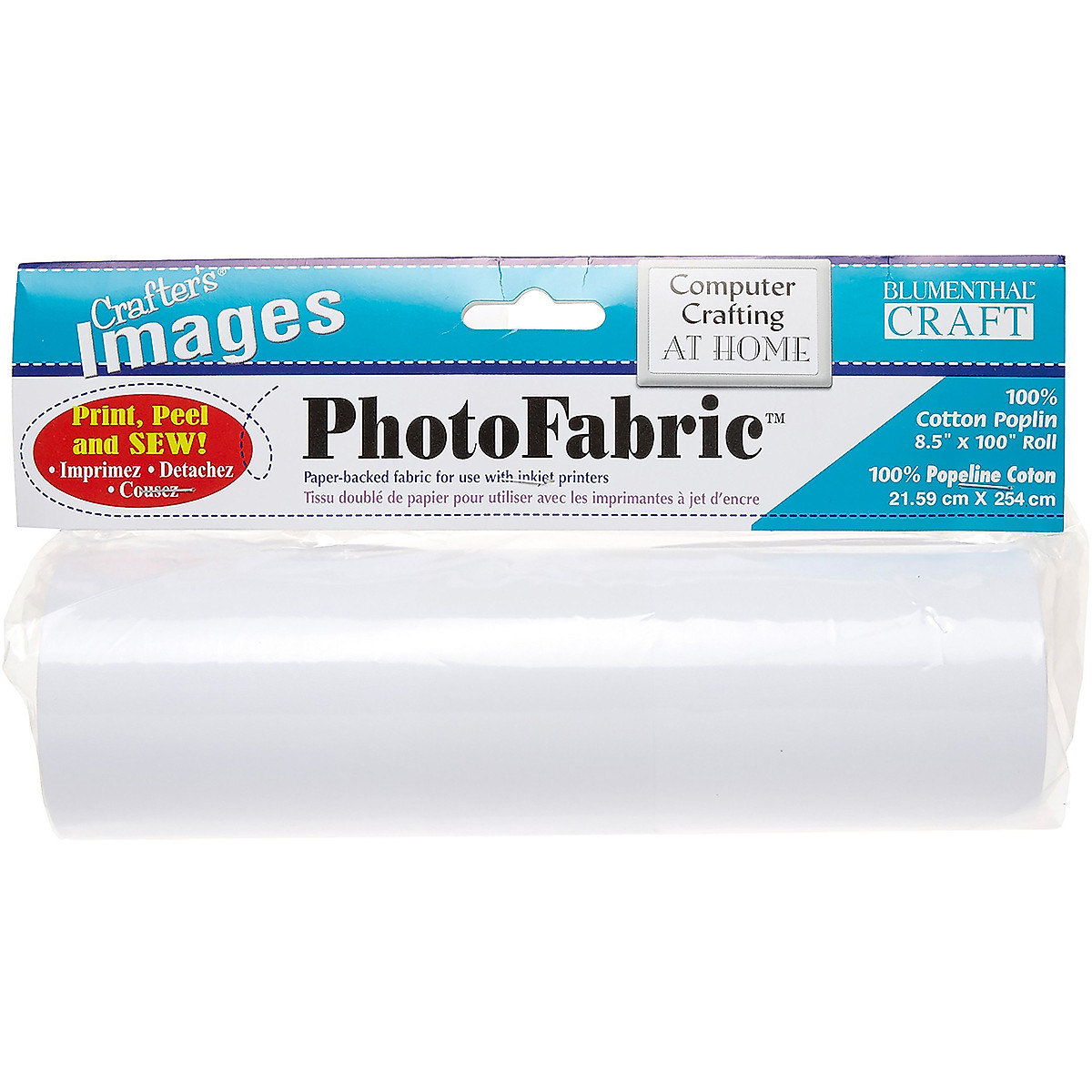 Blumenthal Lansing Crafter's Images 100-Percent Cotton Poplin, 8-1/2-Inch by 100-Inch Roll Photo Fabric