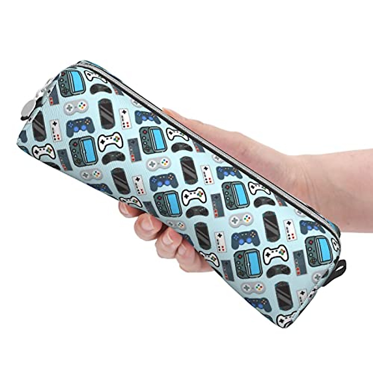 Hozojuw Gaming Pencil Case, Large Capacity Gamer Pencil Pouch With Zipper, Durable Pen Pencil Box, Stationery Desk Organizer Bags For Teens Boys Girls Women Office (Gaming)