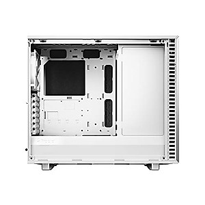 Fractal Design Define 7 White Brushed Aluminum/Steel E-ATX Silent Modular Tempered Glass Window Mid Tower Computer Case