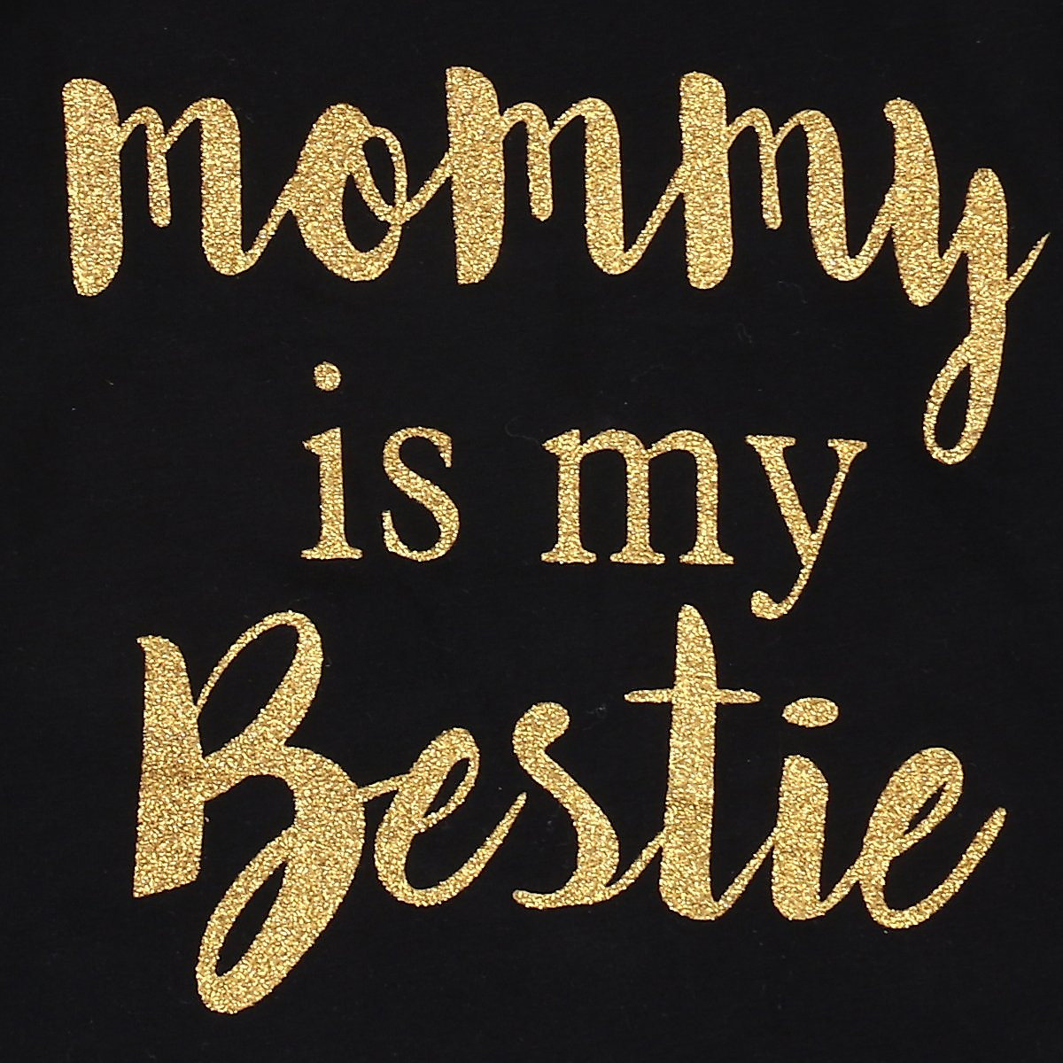 Newborn Baby Girls Clothes Floral “Mommy is My Bestie” Bodysuit Romper +Headband