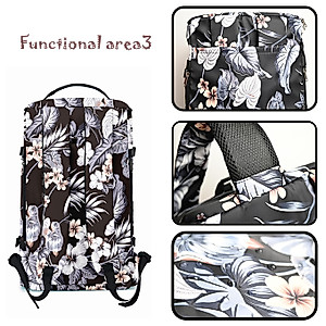 Gym Multi-Purpose Backpack - Waterproof, 4 Carrying Styles, Separate Shoe Compartment - Ideal for Travel, Sports, Camping, Laptop, Workout