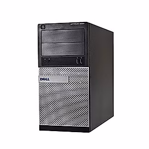 Dell Optiplex 3020 Tower Gaming Desktop Computer - Core Intel i7 4770 3.4 GHz, 8GB RAM, 512GB SSD, NVIDIA GT 1030 2GB DDR5, Keyboard, Mouse, Wireless WiFi, Windows 10 Home 64-bit(Renewed)
