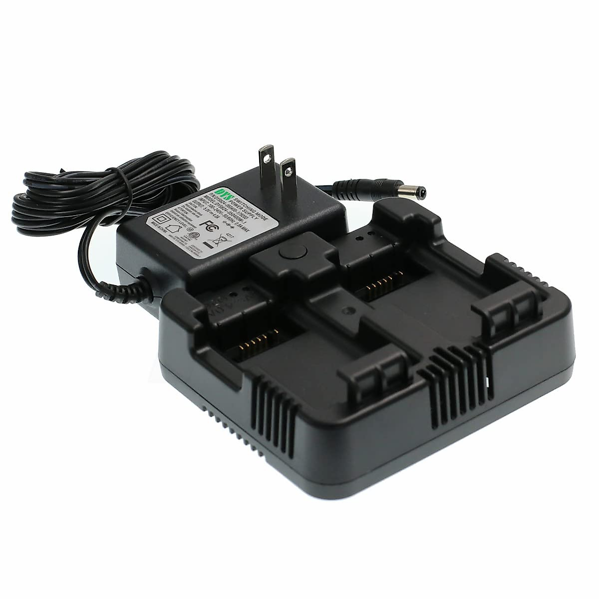Dual Battery Charger for Nikon NIVO 2M 2C 5M 5C Trimble M3 TSC2 Nomad Series DPL-322 NPL322 Total Station