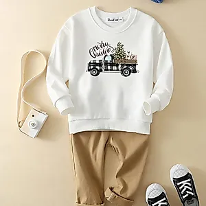 Iron on Decals & Patches - 3 Sheets Heat Transfer Stickers - Christmas Tree, Car, Deer Patterns for T-Shirts, Pillow, Hoody, Bag