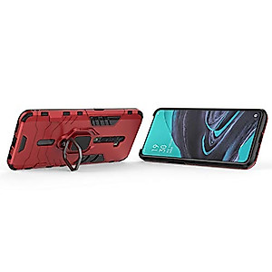J&H Phone Case for Oppo Reno2,Ring Holder Case for Oppo Reno2, Finger Loop Case with 360 Degree Rotatory Ring Stand for Oppo Reno2