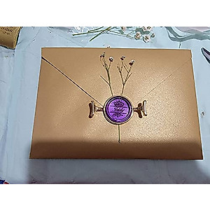 3-Pack Metal Wax Seal Molds with Round Flower Heart Shape for 1 Inch Wax Seal Stamp, Silicone Wax Seal Mat, DIY Craft Adhesive Waxing for Wedding Invitations Envelopes Cards Gifts Wine Wrapping