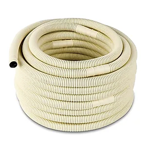 Forestchill 50 Ft AC Drain Hose for Mini Split Air Conditioner Ductless Heat Pump, 5/8" I.D Universal Mini Split Drain Hose Pipe Line, Flexible and UV Resistant Air Conditioner Accessories