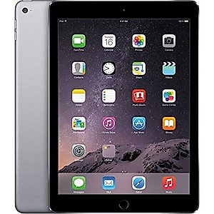 Apple iPad Air 2 MNV22LL/A (iOS 11, 32GB, WiFi) - 1 Pack (Renewed)
