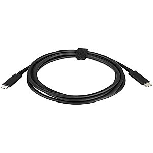 Lenovo USB-C to USB-C Cable, 4X90Q59480 , 2 Meter Length, Black
