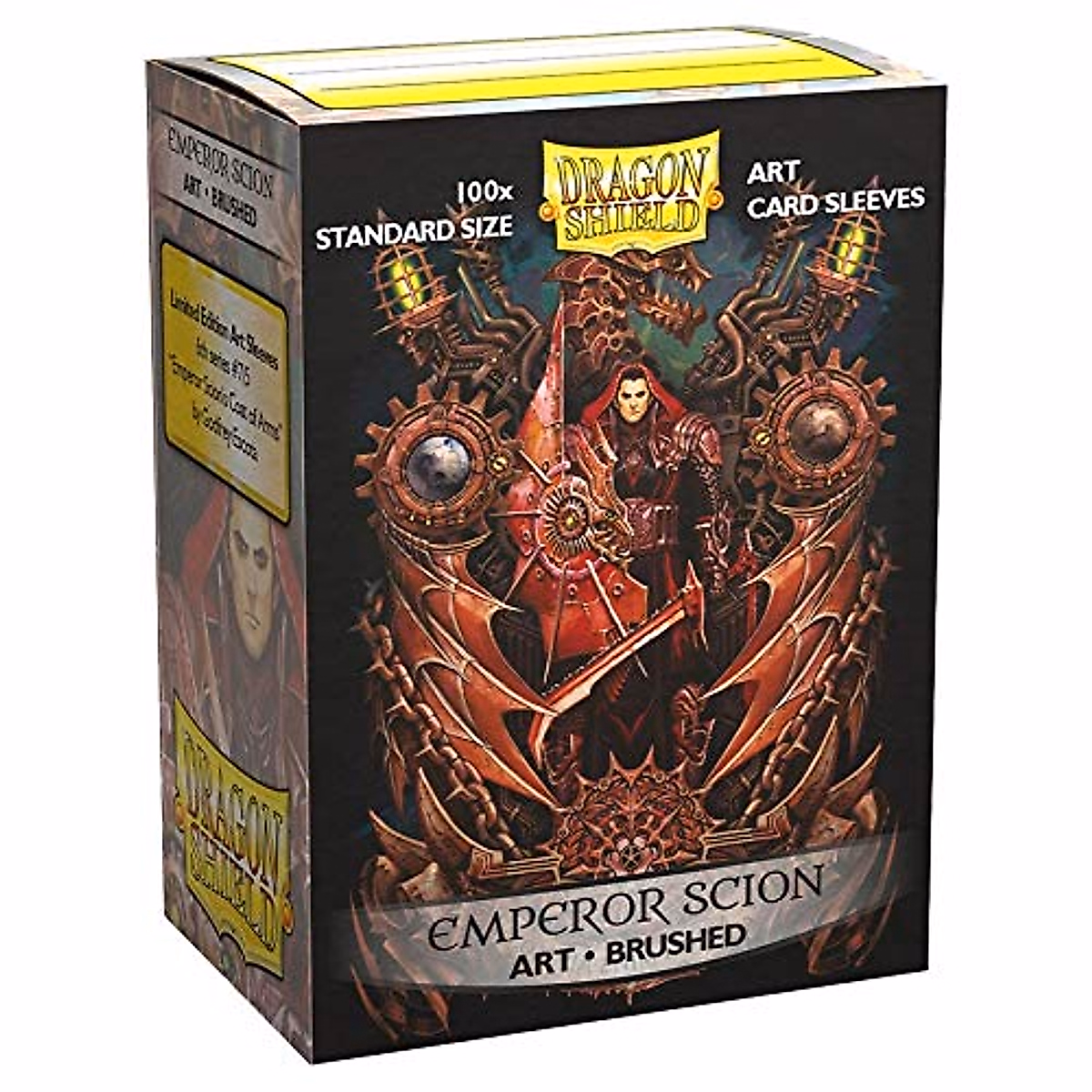 Dragon Shield Brushed Classic Art Coat of Arms Emperor Scion Standard Size 100 ct Card Sleeves Individual Pack