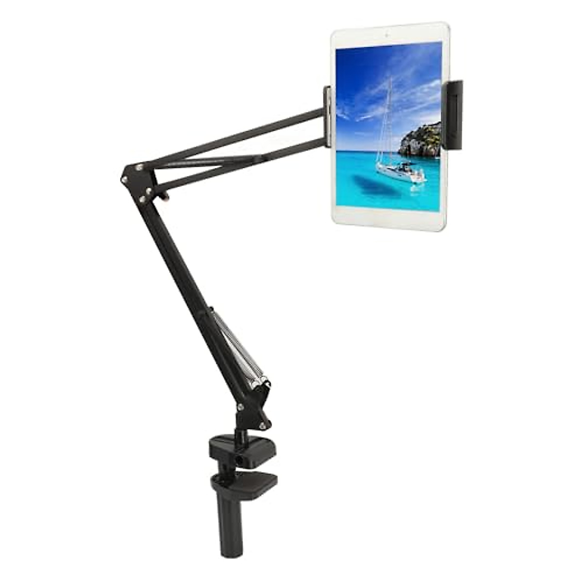 Acogedor Tablet Holder Stand Adjustable Rugged Design for13, Galaxy Tab, Pro 12.9, Air, Mini & More, Stable Desktop Stand for iOS Tablet,Pro, Wide Compatibility