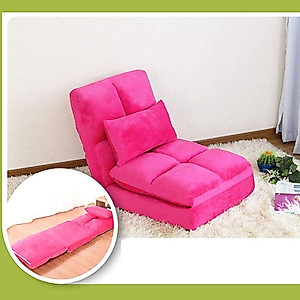 WXBDD Lazy Sofa, Tatami Folding Single Sofa Bed Creative Bedroom Multifunctional Sofa