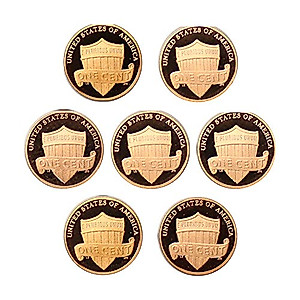 2010-2016 Proof Lincoln Shield Cent Run 7 Coin Set U.S.Mint