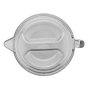 G.E.T. Heavy-Duty Shatterproof Plastic 2 Quart Pitcher with Lid, BPA Free (64 Ounce), Clear