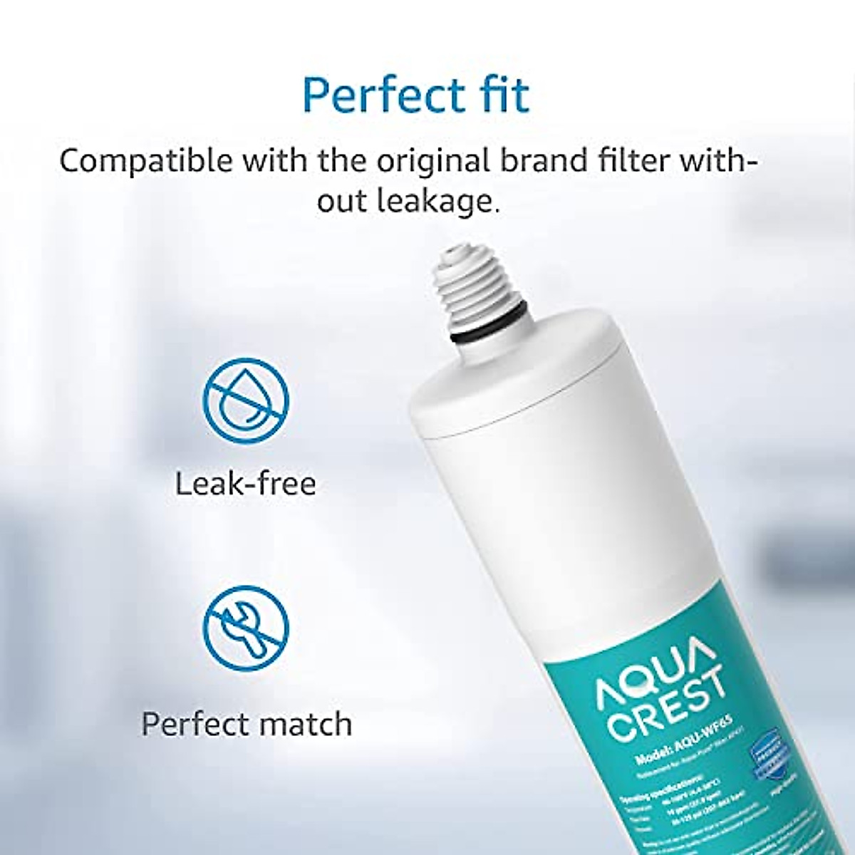 AQUACREST AP431 Replacement Cartridge for Aqua-Pure AP430SS, Whole House Scale Inhibitor Water Filter, Helps Prevent Scale Build Up On Hot Water Heaters and Boilers, Pack of 1