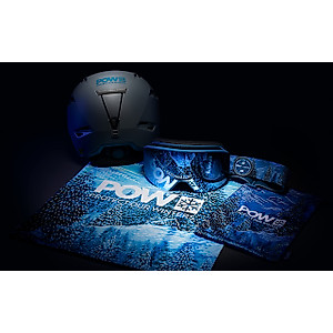 Giro Axis Ski Goggles - Snowboard Goggles for Men - POW Strap with Vivid Royal/Vivid Infrared Lenses