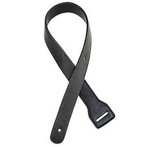 Walker & Williams XL-60 Black Guitar Strap Extender Lengthens W&W Straps Up To 60" For Acoustic, Electric, And Bass Guitar Straps
