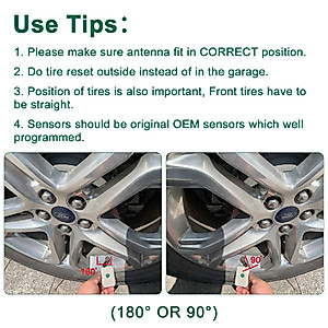 JDIAG TPMS Sensor Tool, TPMS Relearn Tool for F150 Auto TPMS Reset Sensor Programming Training Tools Tire Pressure Monitoring System (TPMS-19 / 8C2Z-1A203-A)