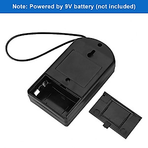 Door Handle Alarm, Home Security Touch Door Sensor 120db Anti Theft Security Alarm Door Knob for Home/Office/Shop/Bank