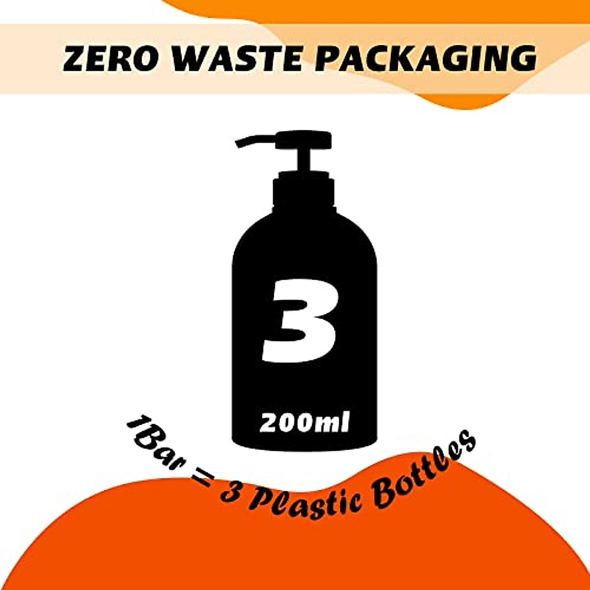 SAPHUS Bar Shampoo and Conditioner Bar Set for Dry & Curly Hair, Argan Oil Solid Shampoo Bar and Conditioner Bar Soap for Strengthening, Cleansing & Moisturizing, Travel Size, Zero Waste, 2pc Set